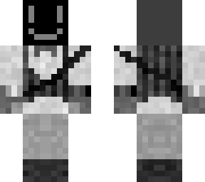 Mehfig official Monocrome skin | Minecraft Skin