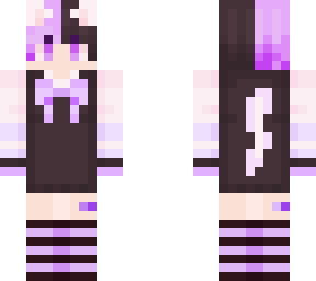 Purple Catboy | Minecraft Skin