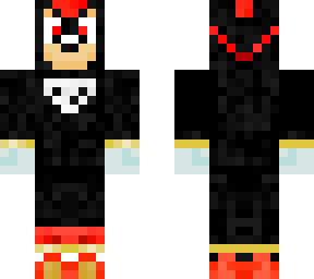 Shadow The Hedgehog | Minecraft Skin
