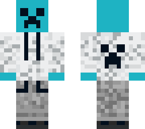 Skin creeper bleu | Minecraft Skin
