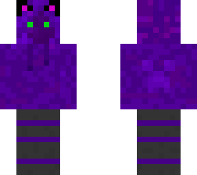 Void Gamer Mage Cat Ears | Minecraft Skin