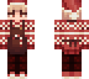 ~ Cookies and mistletoe ~ Duo Skin ~ | Minecraft Skin