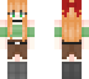 Alex Hair Down | Minecraft Skin