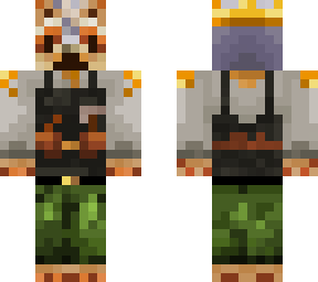 Builder racoon | Minecraft Skin