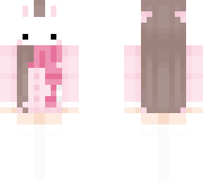 cute winter outfit bunny | Minecraft Skin