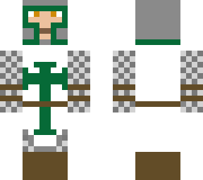 green knight templar | Minecraft Skin