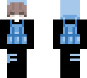 Blue tactical vest | Minecraft Skin