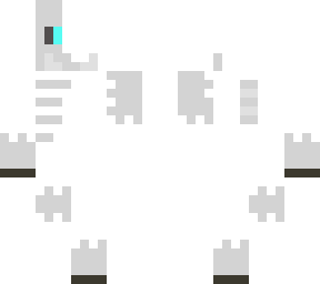 Piglin skeleton parts | Minecraft Skin