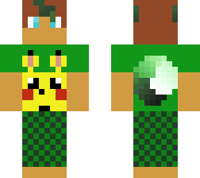 werewolf with curly tail in pjs | Minecraft Skin