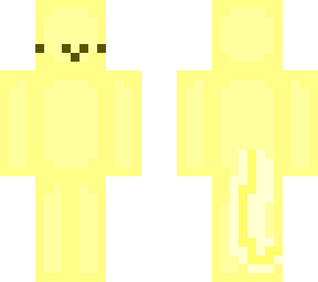 Yellow axolotl | Minecraft Skin