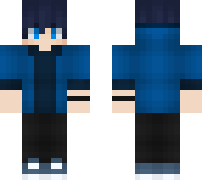 Blue Hoodie | Minecraft Skin