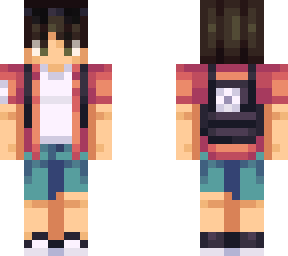 Dazzles at Seaotter's beach party | Minecraft Skin