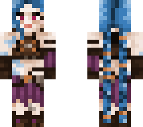 Jinx Arcane | Minecraft Skin