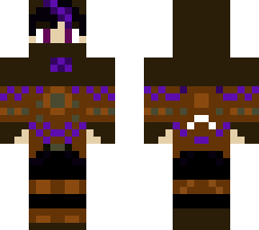 purple armored ender assassin | Minecraft Skin