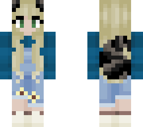 Racoon Girl | Minecraft Skin