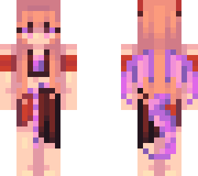 ruby dragon feathers // oc | Minecraft Skin