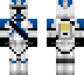 501st phase 2 Heavy clone trooper | Minecraft Skin