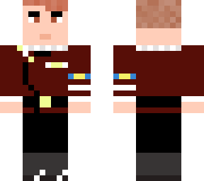 Captain/Admiral James Tiberius Kirk Star trek Movies | Minecraft Skin