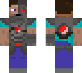 Cyborg Steve | Minecraft Skin