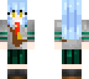 MHA Rimuru equipped with Informal mango | Minecraft Skin