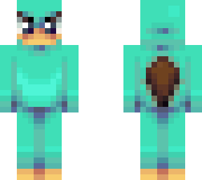 perry the platypus | Minecraft Skin