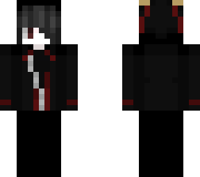 v2 emo boy in shadow the hedgehog hoodie!! | Minecraft Skin