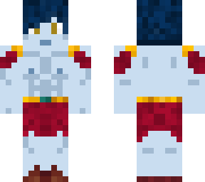 Djinn In Red Outfit | Minecraft Skin