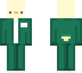 Duck squid game player with shirt underneath | Minecraft Skin