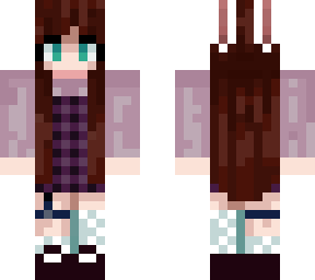 Feminine Dark Academia Bunny Skin | Minecraft Skin