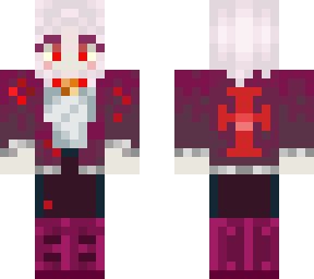 pink vampire (cross) | Minecraft Skin