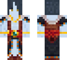 Short Hair Djinn Redo | Minecraft Skin