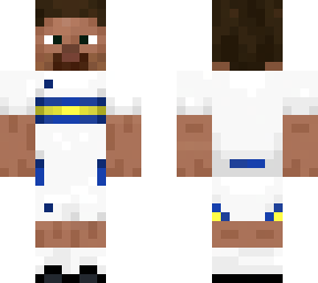 Steve Boca Jrs Away Kit 2024 | Minecraft Skin