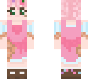 Strawberry milkshake | Minecraft Skin