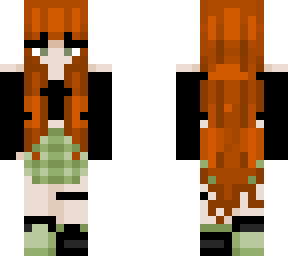 A Few Snakes (hair down) | Minecraft Skin