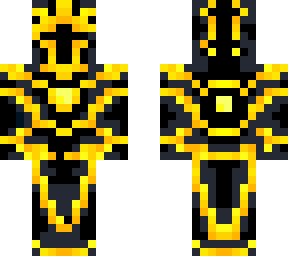 gold and black | Minecraft Skins