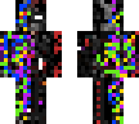 Glitched corrupt herobrine | Minecraft Skin