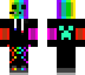 Rgb gamer slime | Minecraft Skin