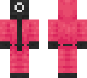 Squid Games pink soldier - circle | Minecraft Skin
