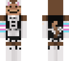 Trans Monkey Maid | Minecraft Skin