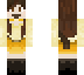 Chocolate Labrador Dog Girl | Minecraft Skin