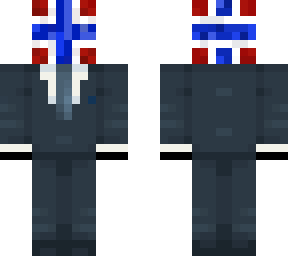 Norway in suit | Minecraft Skin