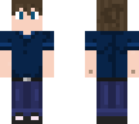 Blue Polo W. Jeans | Minecraft Skin