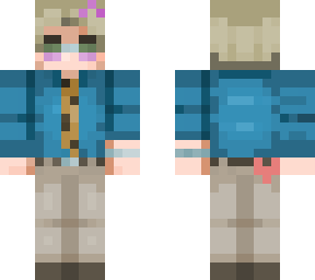 Cute Bow Nanami | Minecraft Skin