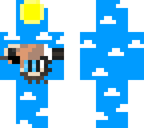 eurasian jay (pixel art) | Minecraft Skin