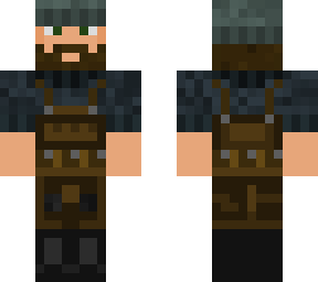 Fisherman's Overalls (Dredge Protagonist) | Minecraft Skin