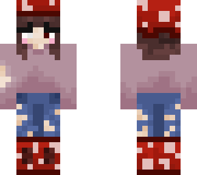 mushroom girl | Minecraft Skins