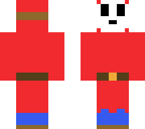Red Shy Guy | Minecraft Skin