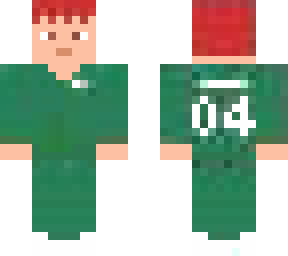 Squid game player | Minecraft Skin