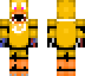 Withered Chica | Minecraft Skin