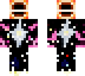 Black hole universe person | Minecraft Skin